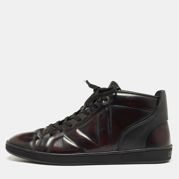 Louis Vuitton | Shoes | Louis Vuitton Two Tone Leather High Top ...